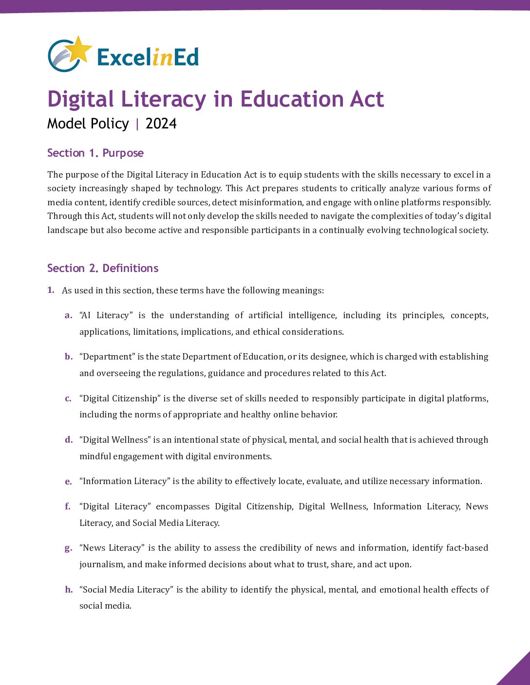 Digital Policies